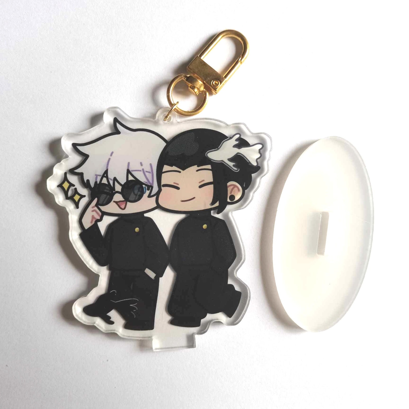 Jujutsu Kaisen Gojo and Geto Keychain Standees - Etsy