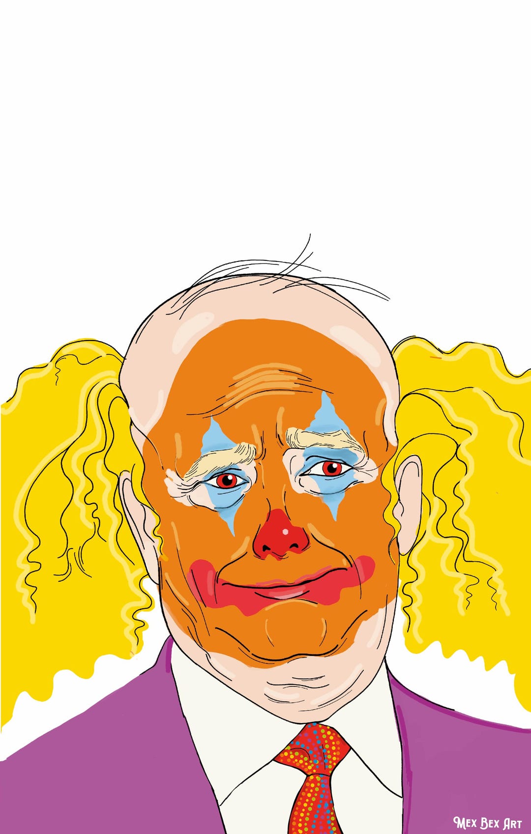 Clown in Chief Digital Print - Etsy