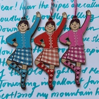 Highland Dancer With Swords and Shadow - Etsy