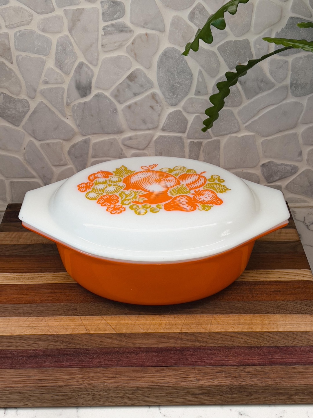 Vintage Pyrex Orange Fiesta Casserole Dish 1 1/2 Quart - Etsy