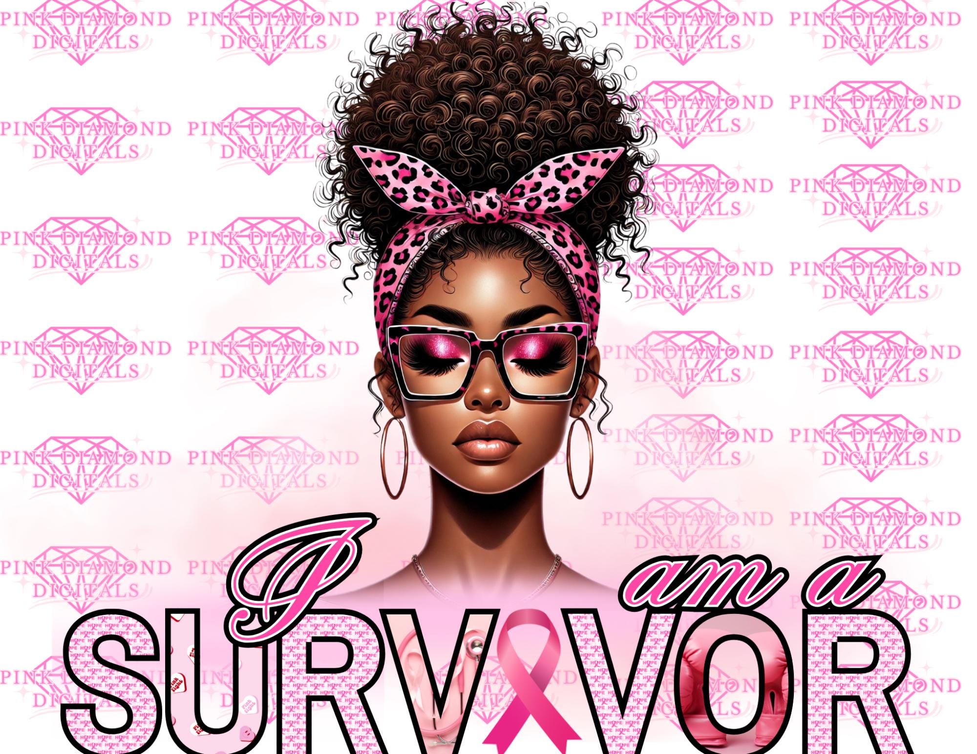 I Am a Survivor, Breast Cancer Awareness, Breast Cancer Survivor, Editable Breast Cancer Png ...