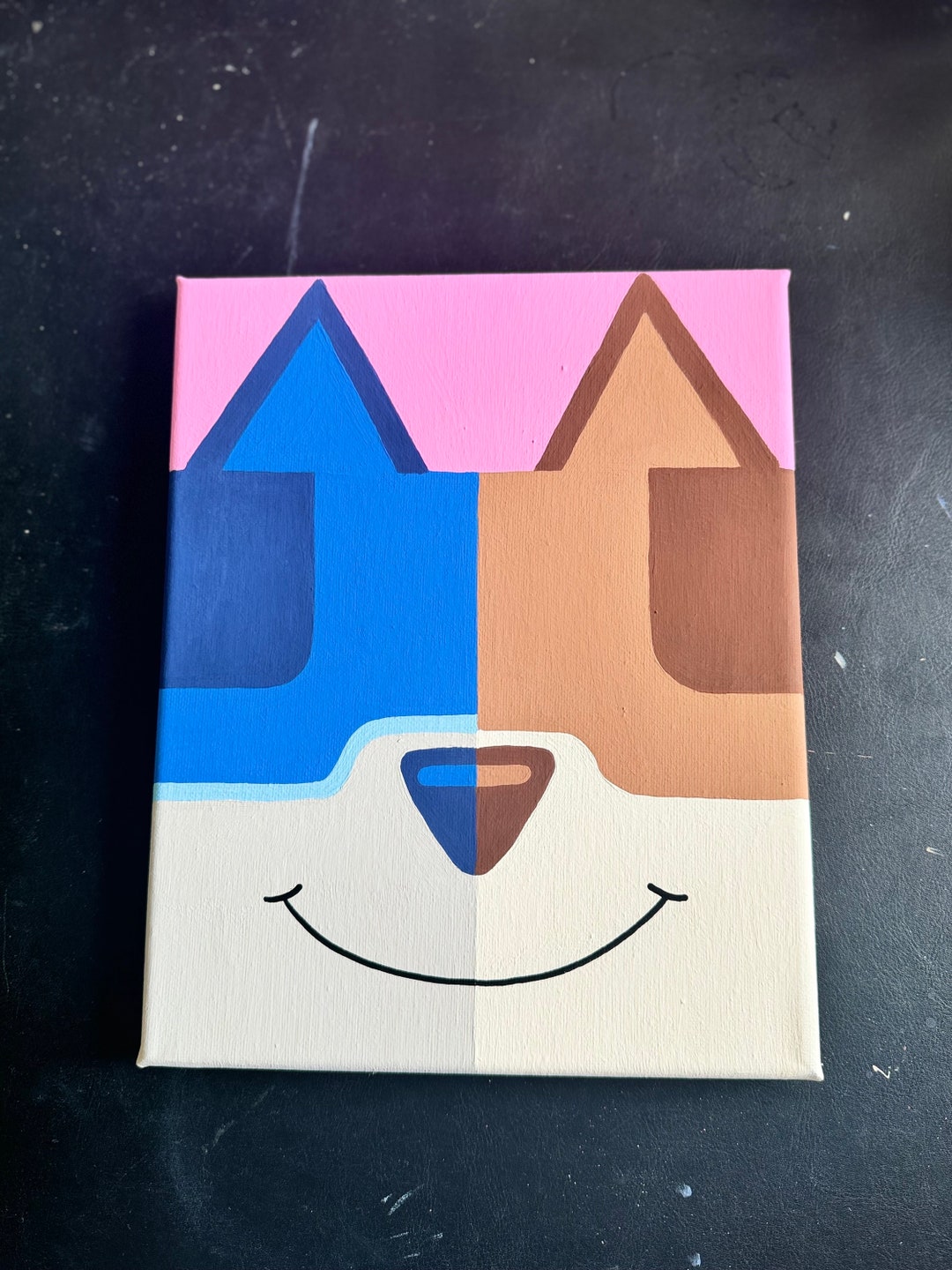 Bluey and Bingo Painting - Etsy