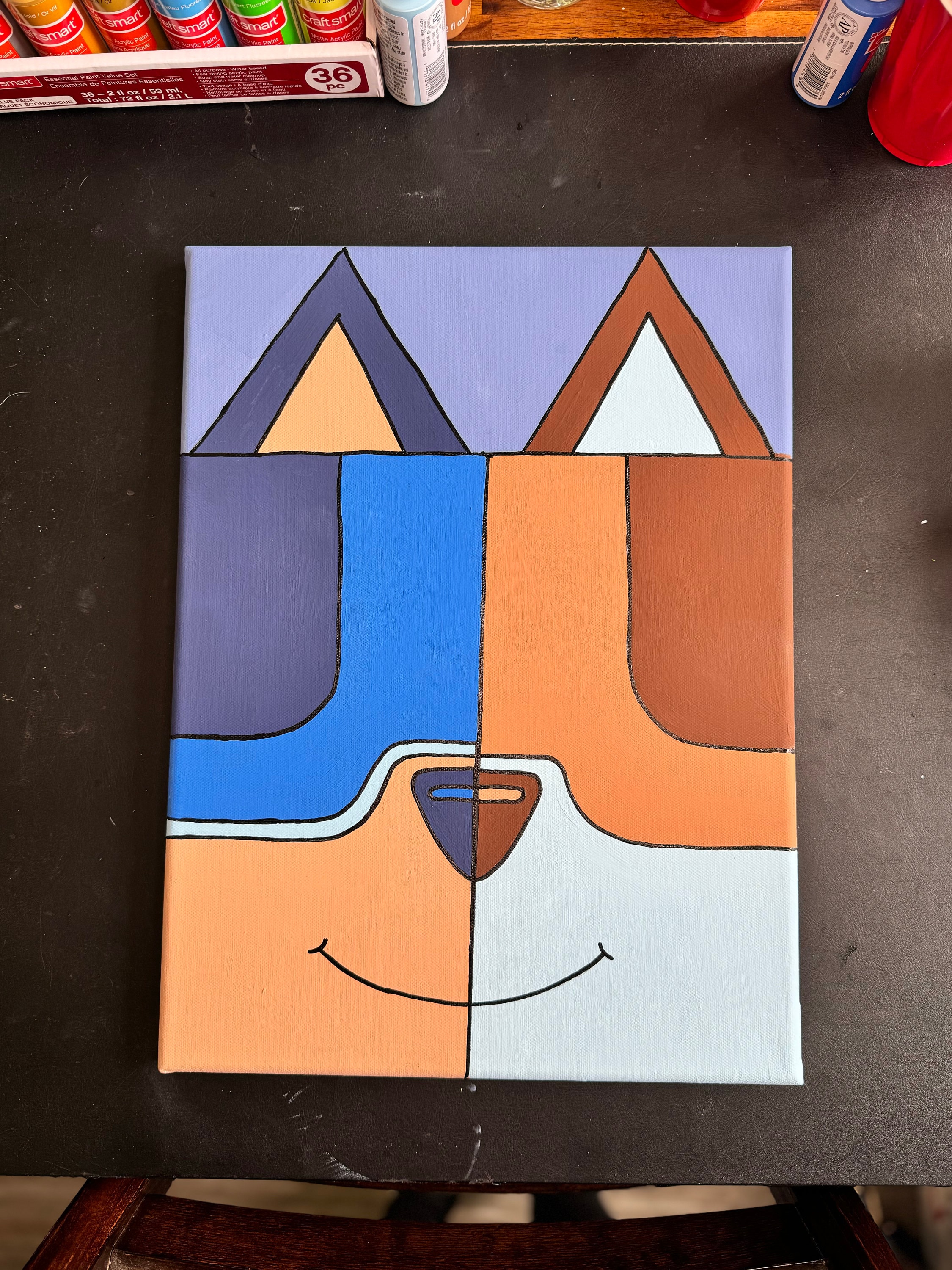 Bluey Painting - Etsy