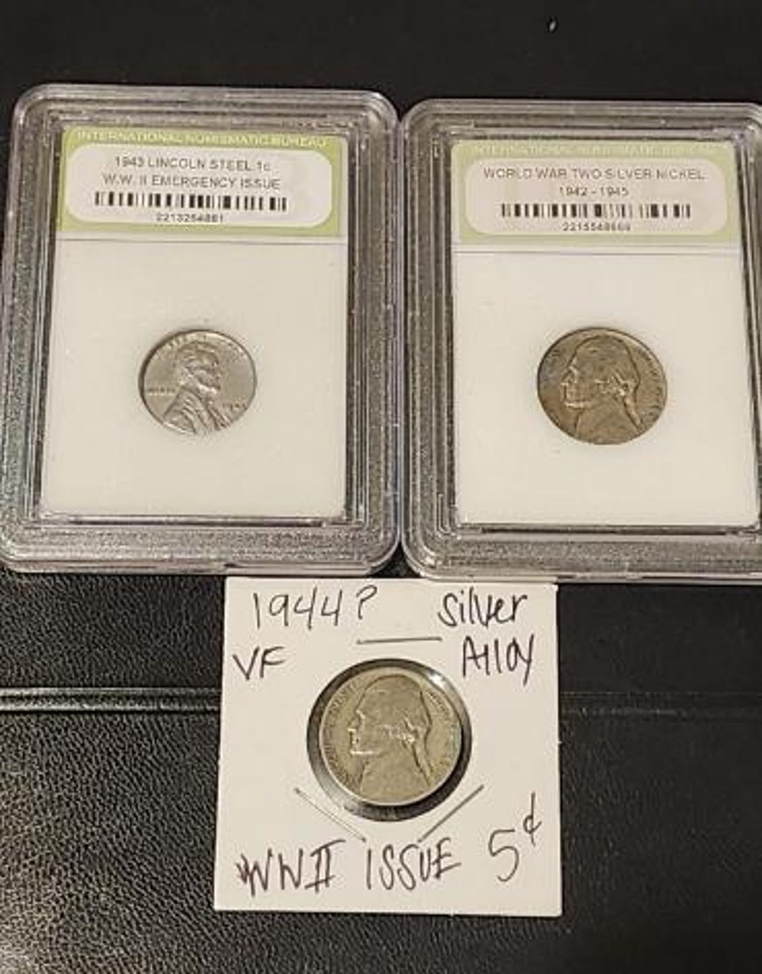 World War II Coin Collection Coin Set 1942-1945 WAR NICKELS & Steel ...