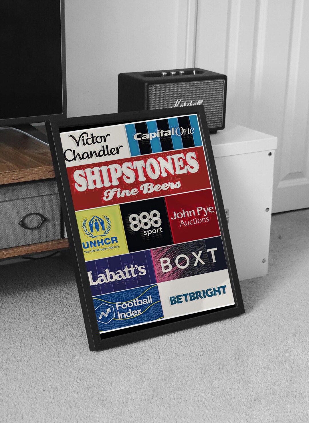 Nottingham Forest Sponsors Poster: Retro Football Wall Art - Etsy