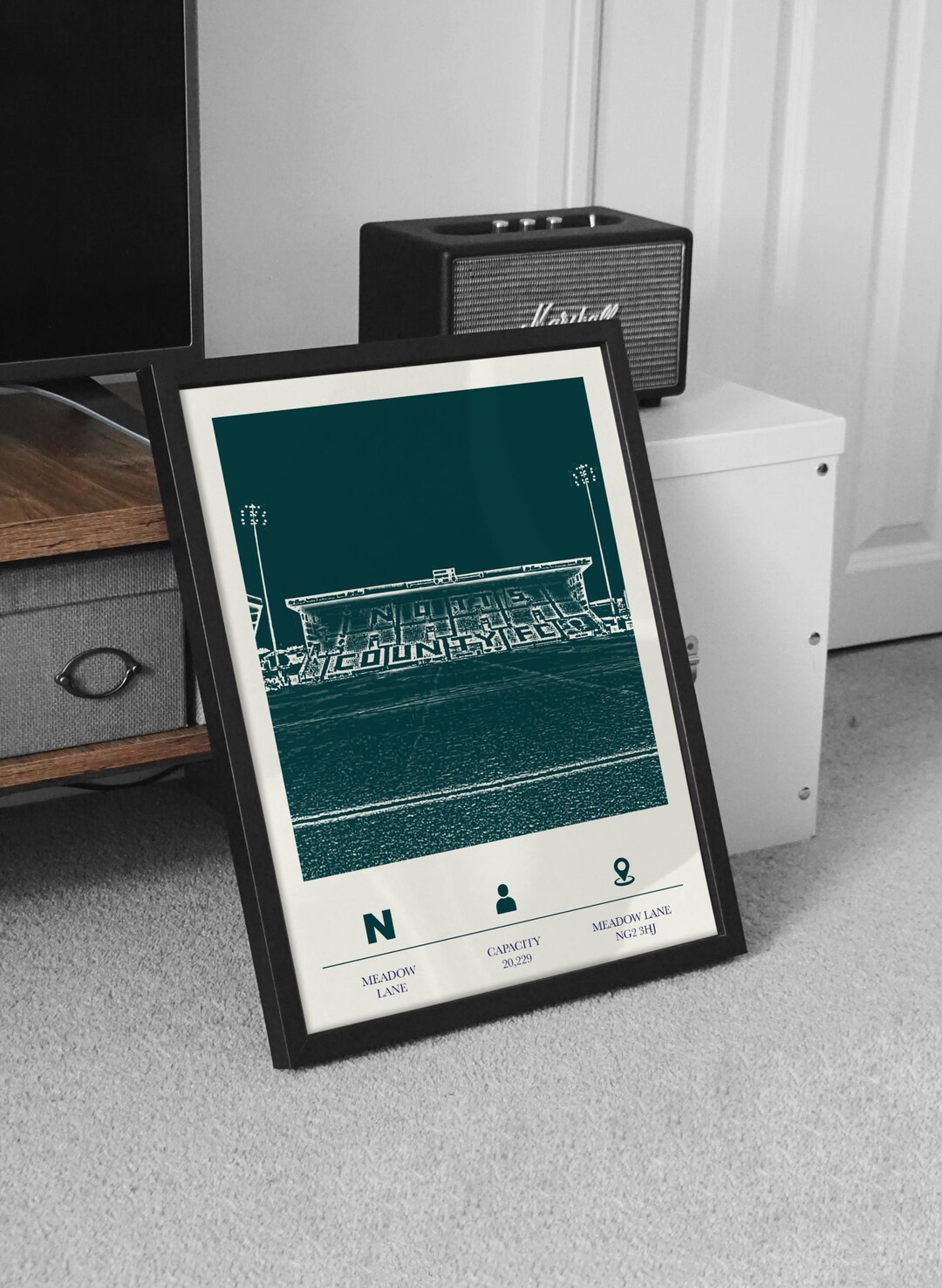 Meadow Lane Stadium Poster: Notts County FC Wall Art - Etsy