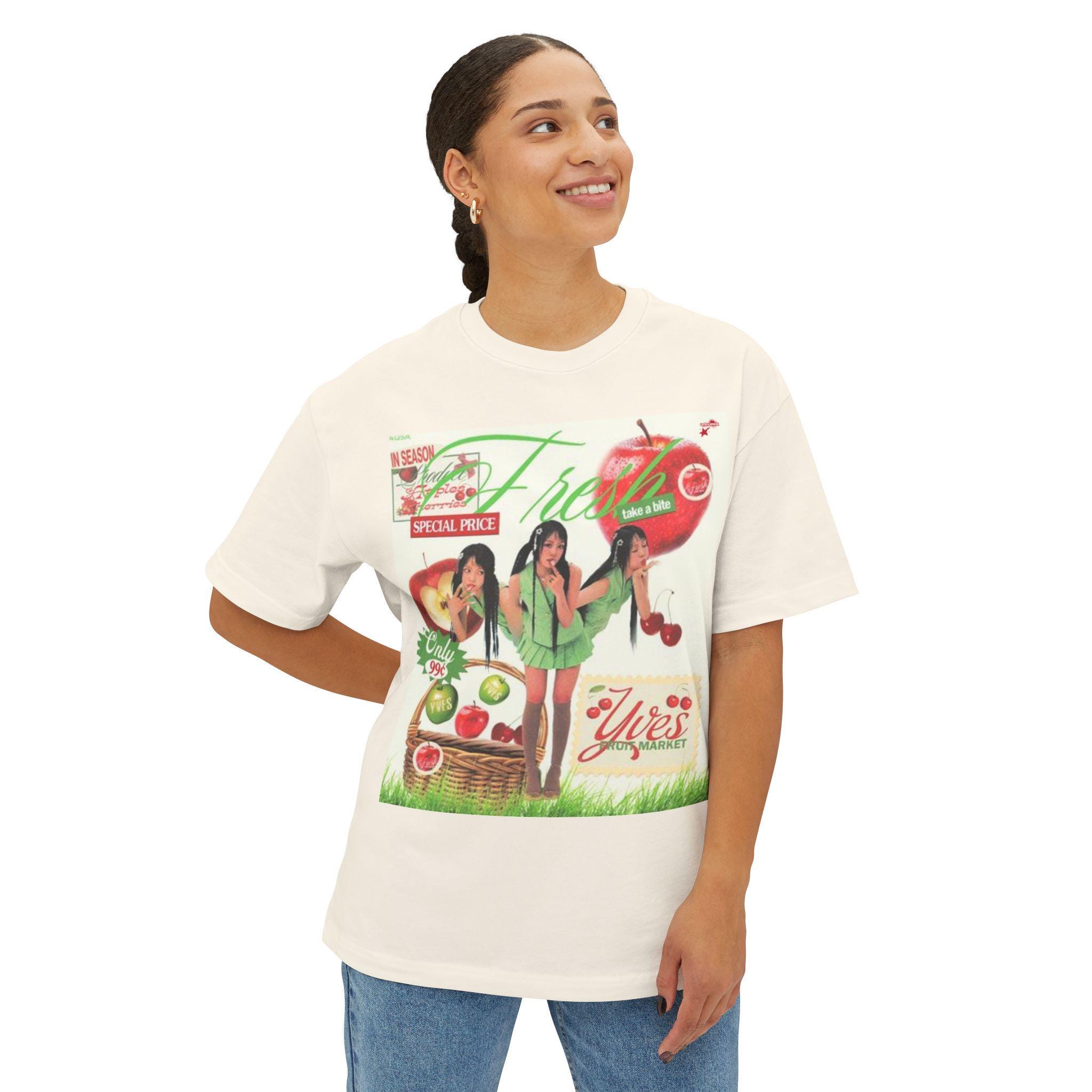 Yves Loop Album Inspired Unisex Tee, Loona Kpop Merch, Y2K Beige Box ...