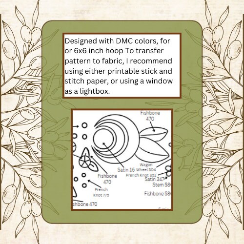 Goddesses of Hyrule - Legend of Zelda Floral Wreath Embroidery Pattern ...