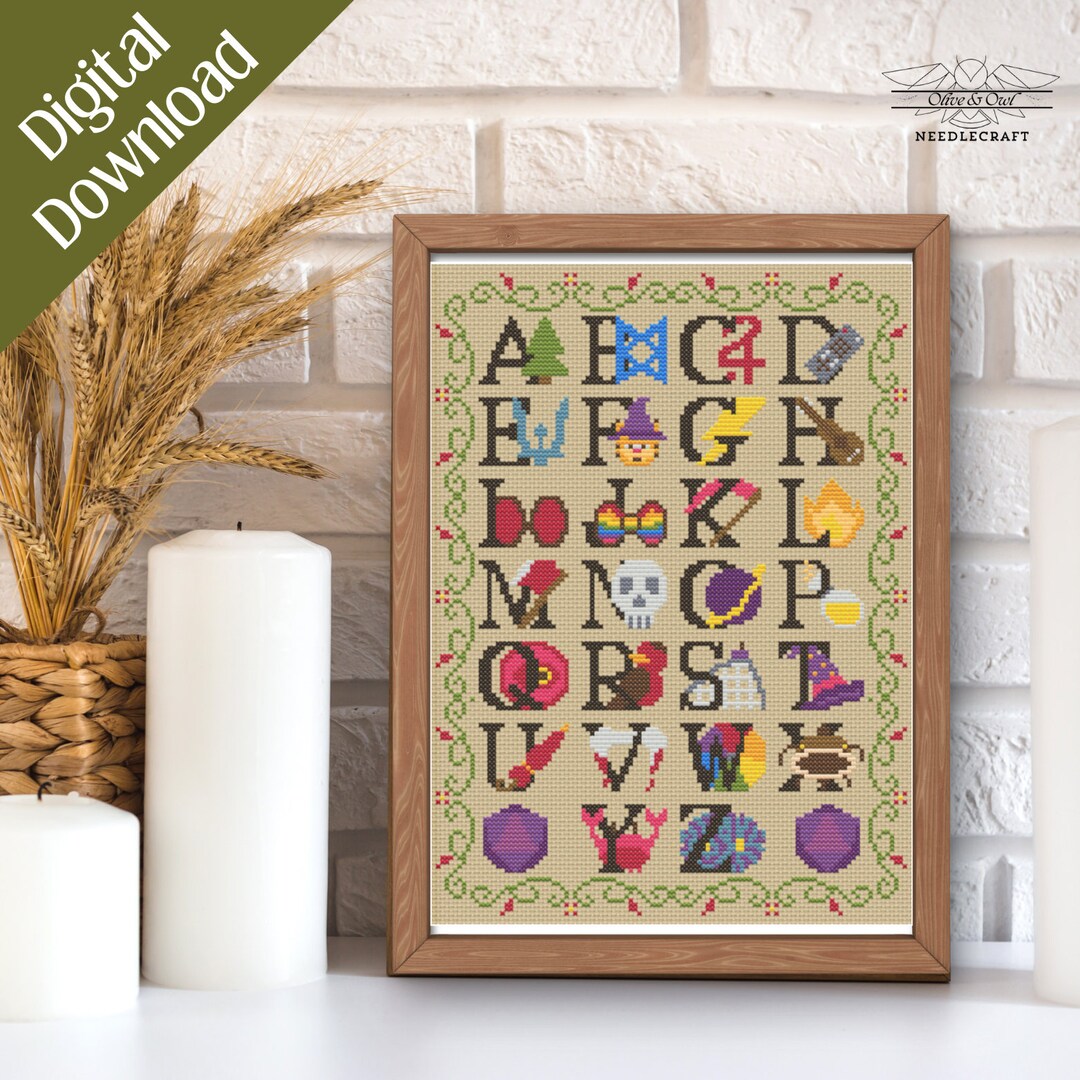Abc's of TAZ - the Adventure Zone Alphabet Sampler - Cross Stitch ...