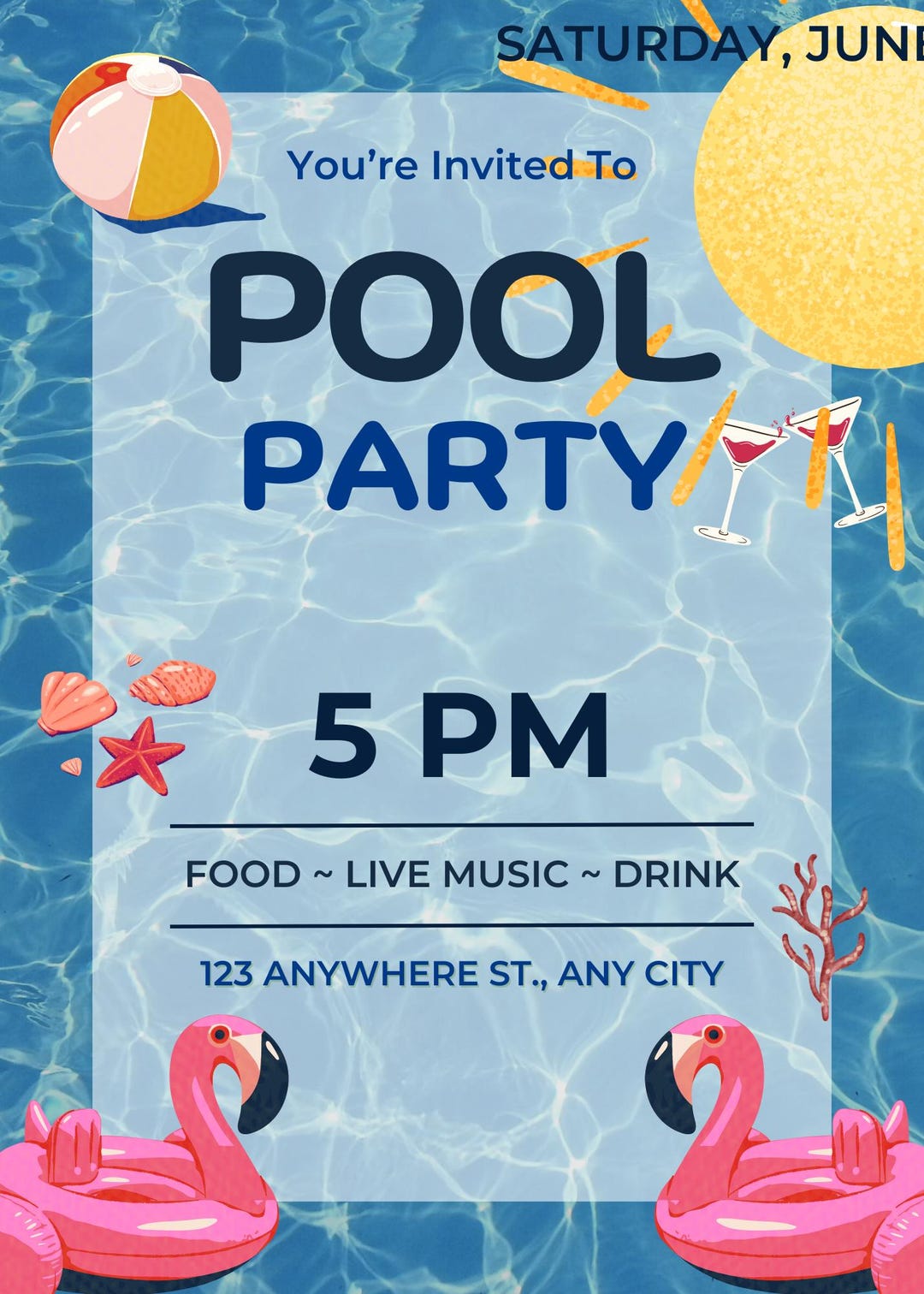PERSONALIZE Party Invitation Card - Etsy