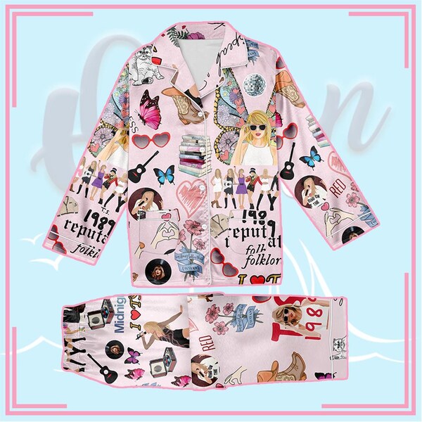 Taylor’s Swift Pjs for Kids - Etsy