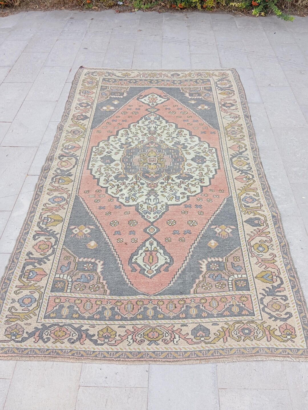 5x8 Rug, Anatolian Rug, Muted Rug 5x8, Natural Rug, Turkish Rug ...