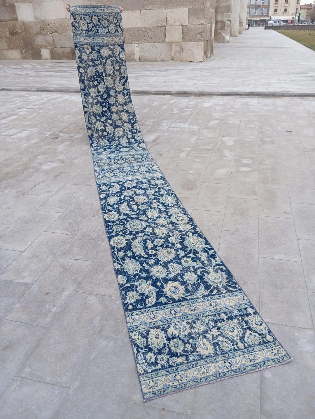 Oushak Runner 19 Ft, Long Runner Turkish,19 20 21 22 Stair Runner, Rug ...