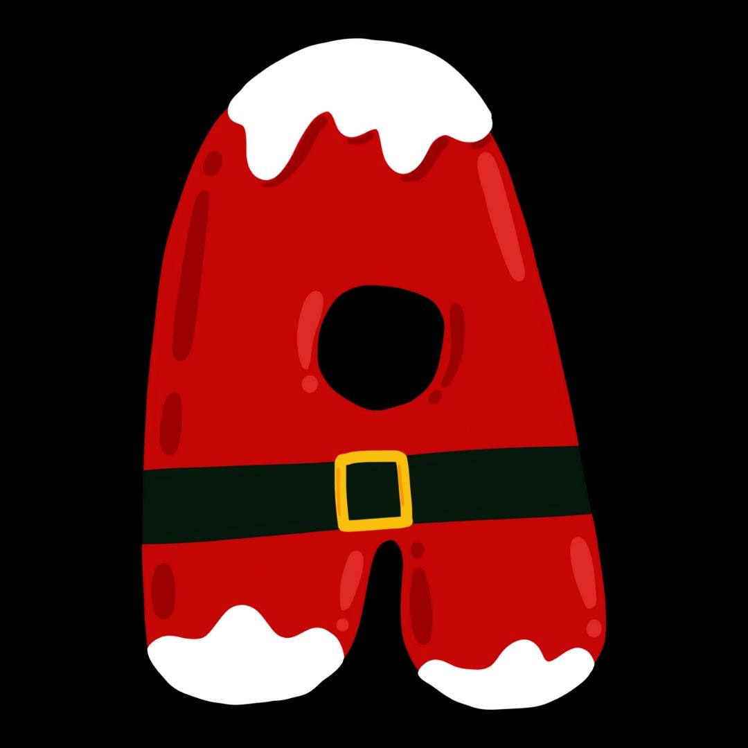 Christmas Alphabet Christmas Letters Numbers Clipart 3 SETS Alphabet ...