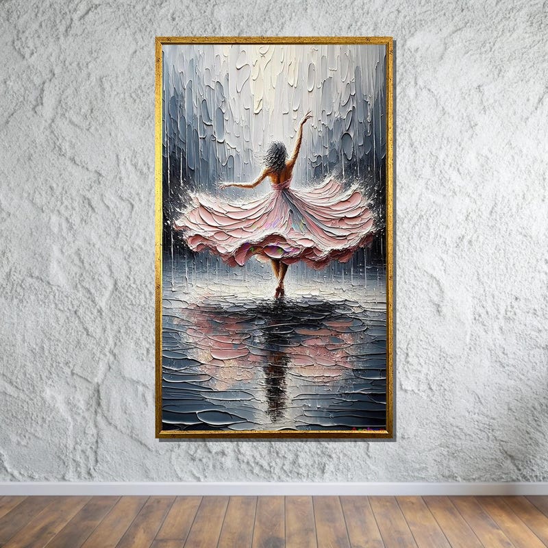Dancer Textured Wall Art - Etsy UK