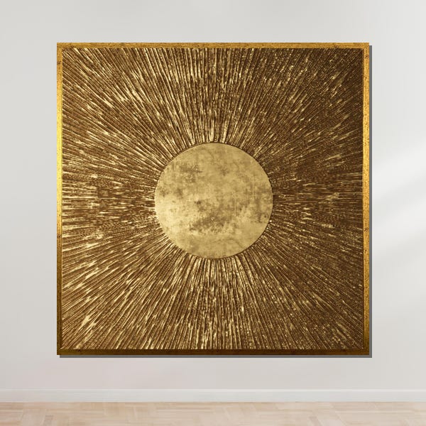 Gold Metallic Sun - Etsy