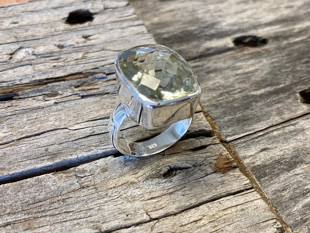 Rings, Engagement Rings, Rings for Women, Dainty Rings, Green Amethyst ...