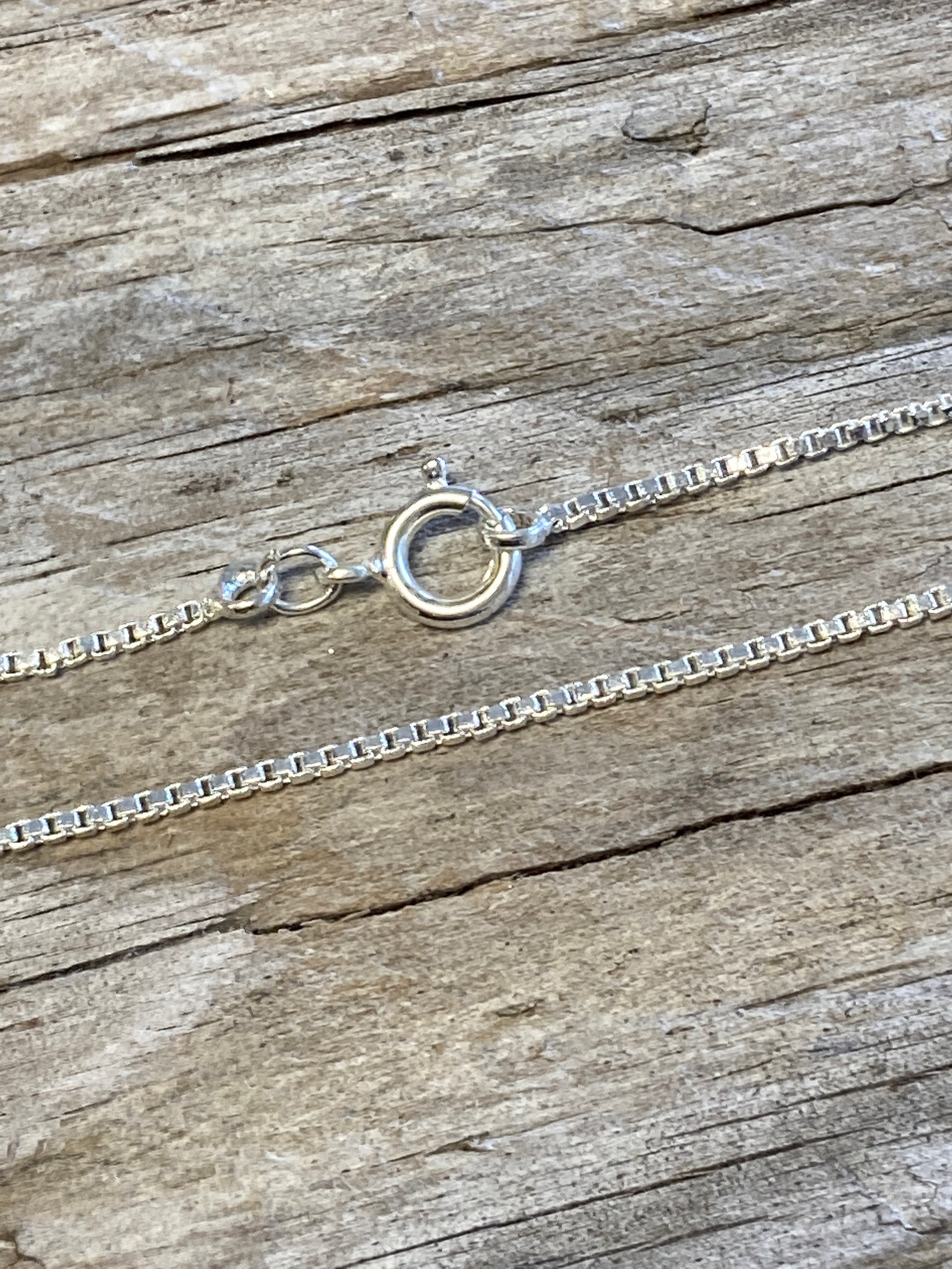 Silver Chain 1.8mm With Clasp Box Chain Style Select | Etsy