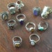Silver Gemstone Ring, Sample From Assorted Shapes, Colors and Sizes ...