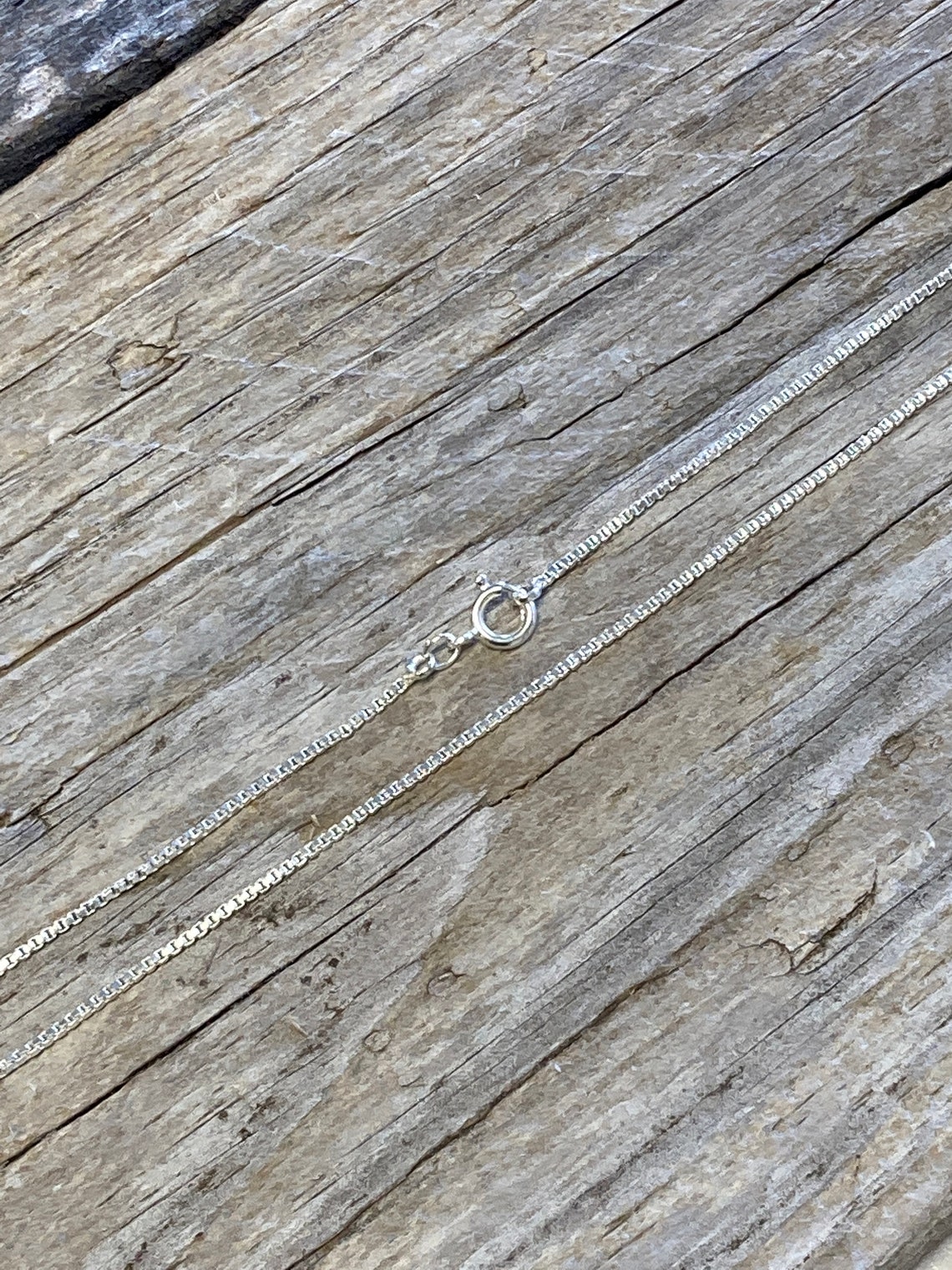 Silver Chain 1.8mm With Clasp Box Chain Style Select - Etsy