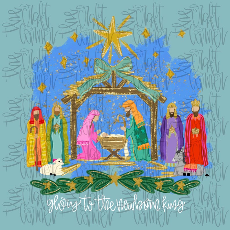 Nativity PNG, Christmas PNG, Baby Jesus PNG, Holy Night Png, Trendy Png ...