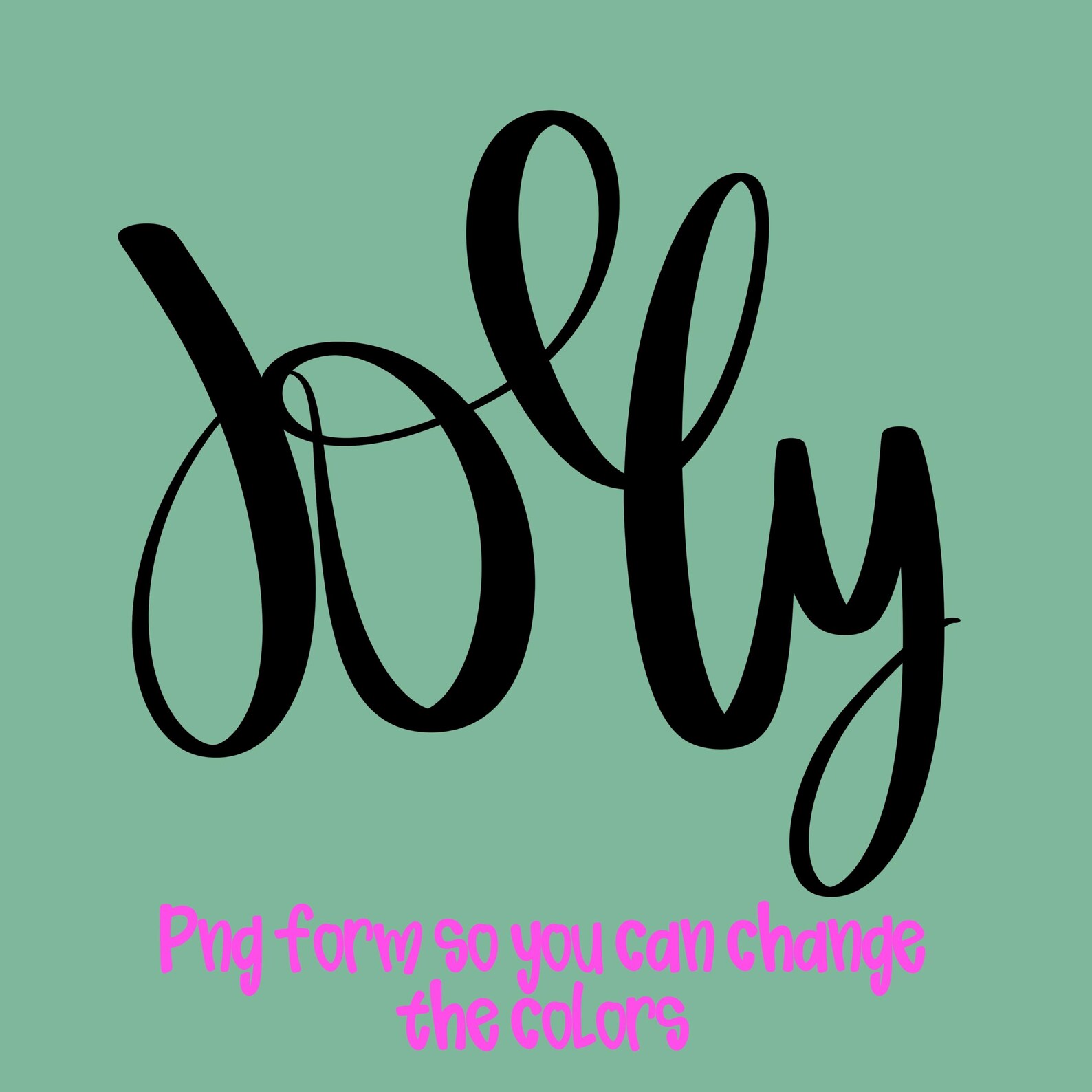 Jolly Calligraphy PNG, Jolly Handwriting PNG, Hand Lettered PNG ...