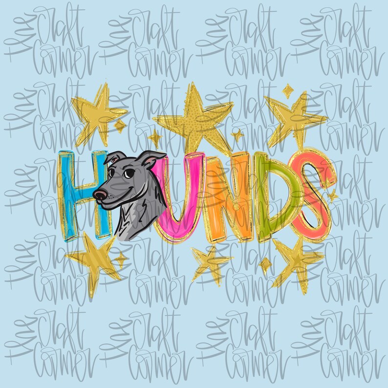Hounds Mascot PNG, School Spirit PNG, Mascot PNG, Game Day Png, Preppy ...