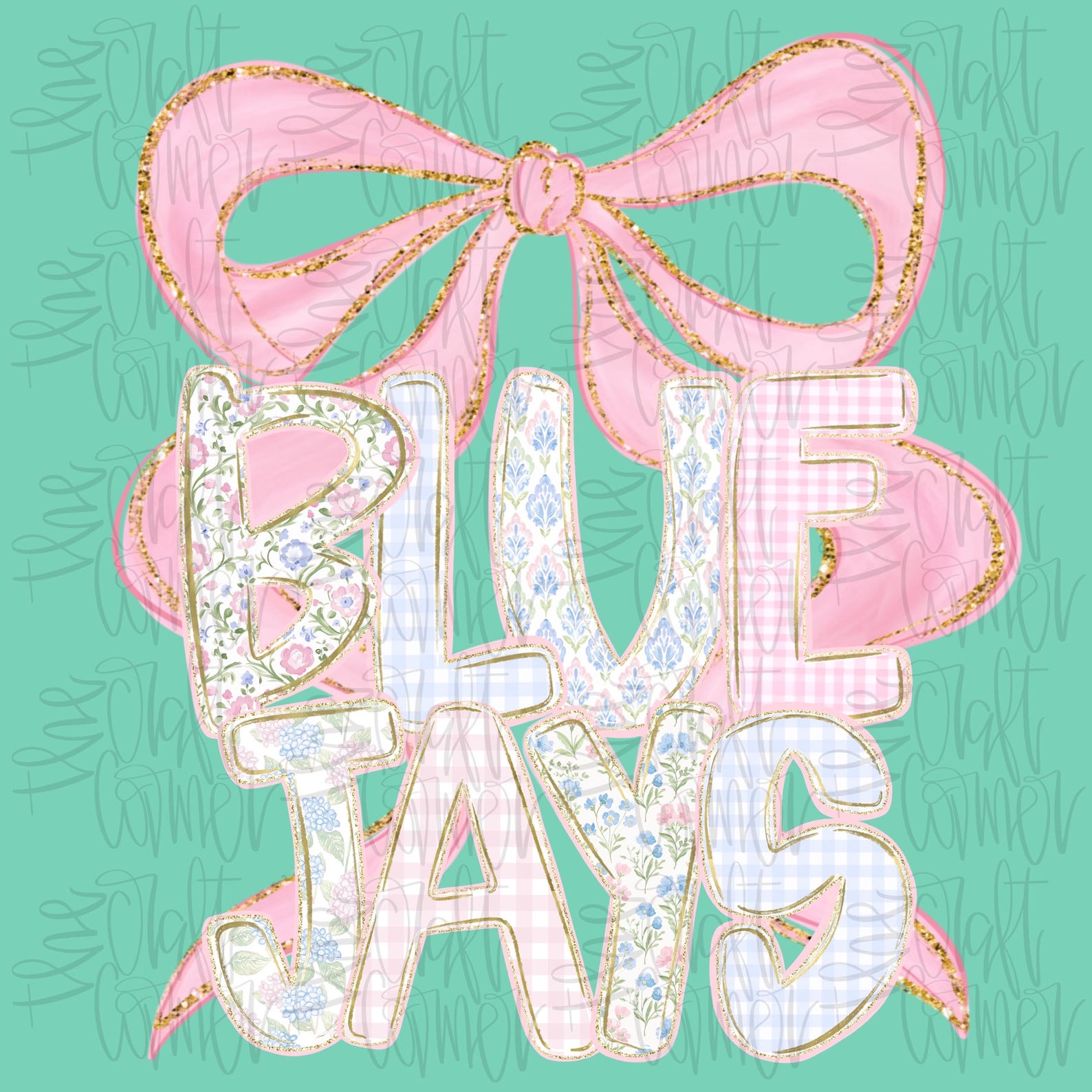 Blue Jays Grandmillennial PNG, Grand PNG, Coquette Mascot Png, School ...