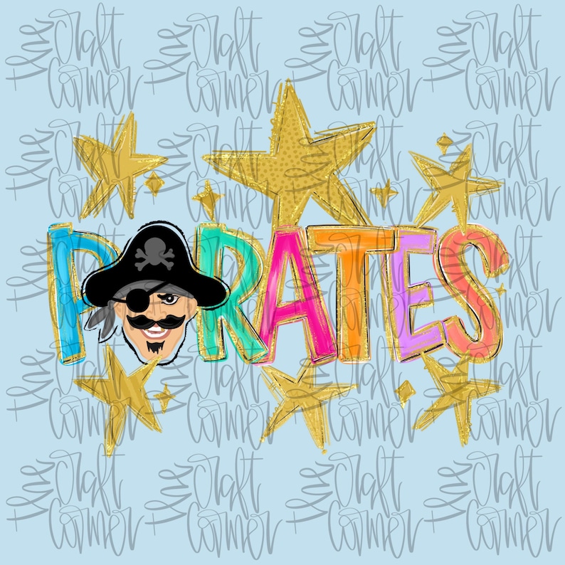 Pirates Mascot PNG, School Spirit PNG, Mascot PNG, Game Day Png, Preppy ...