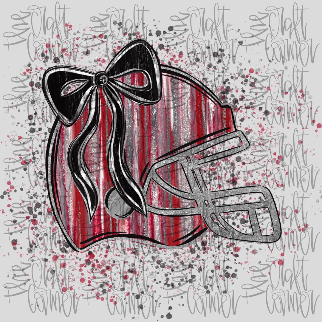 Football Helmet Coquette Png,cardinal Black PNG, School Spirit PNG ...