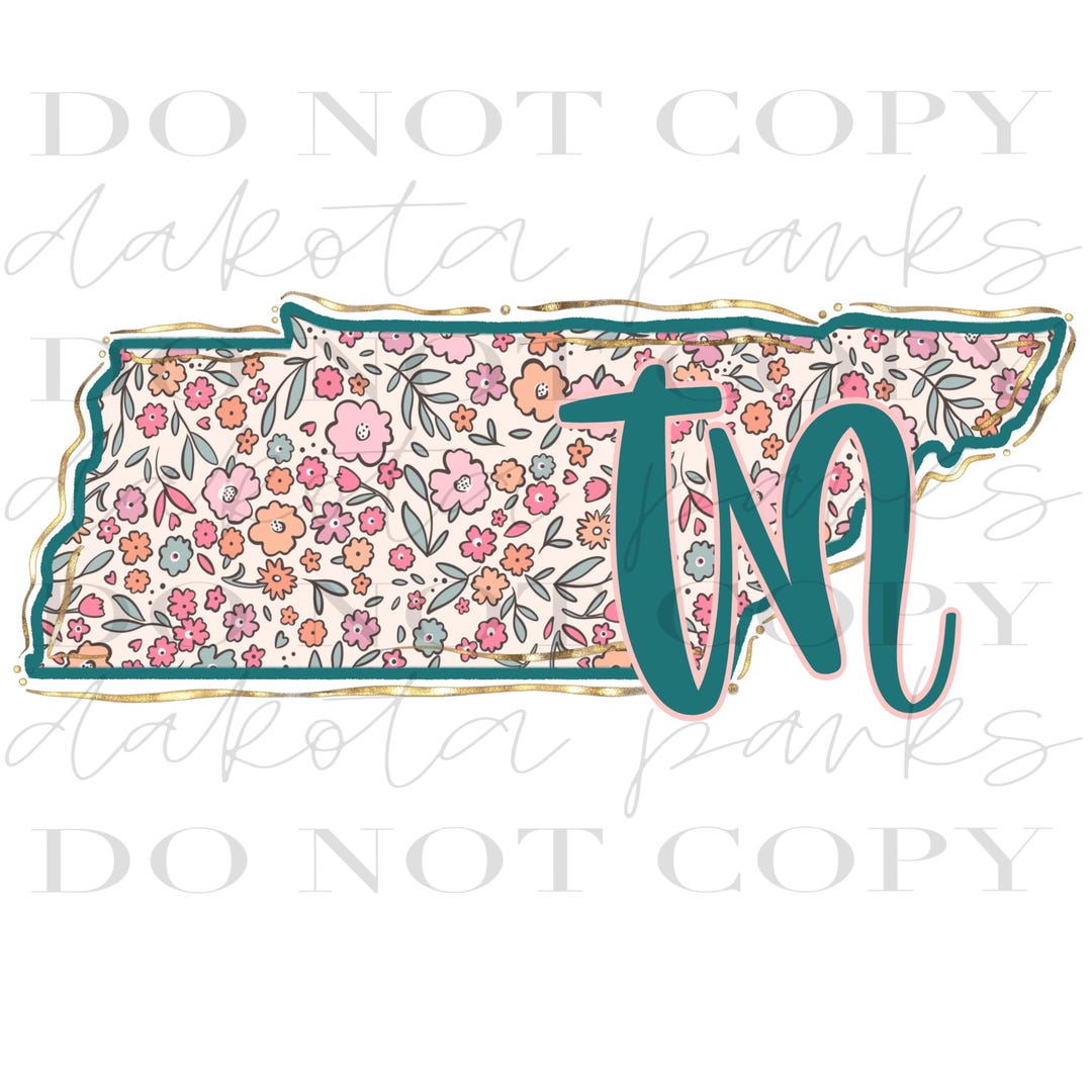Tennesse PNG, TN Png, Coquette Png, State Png, Preppy Png, Boho Png ...