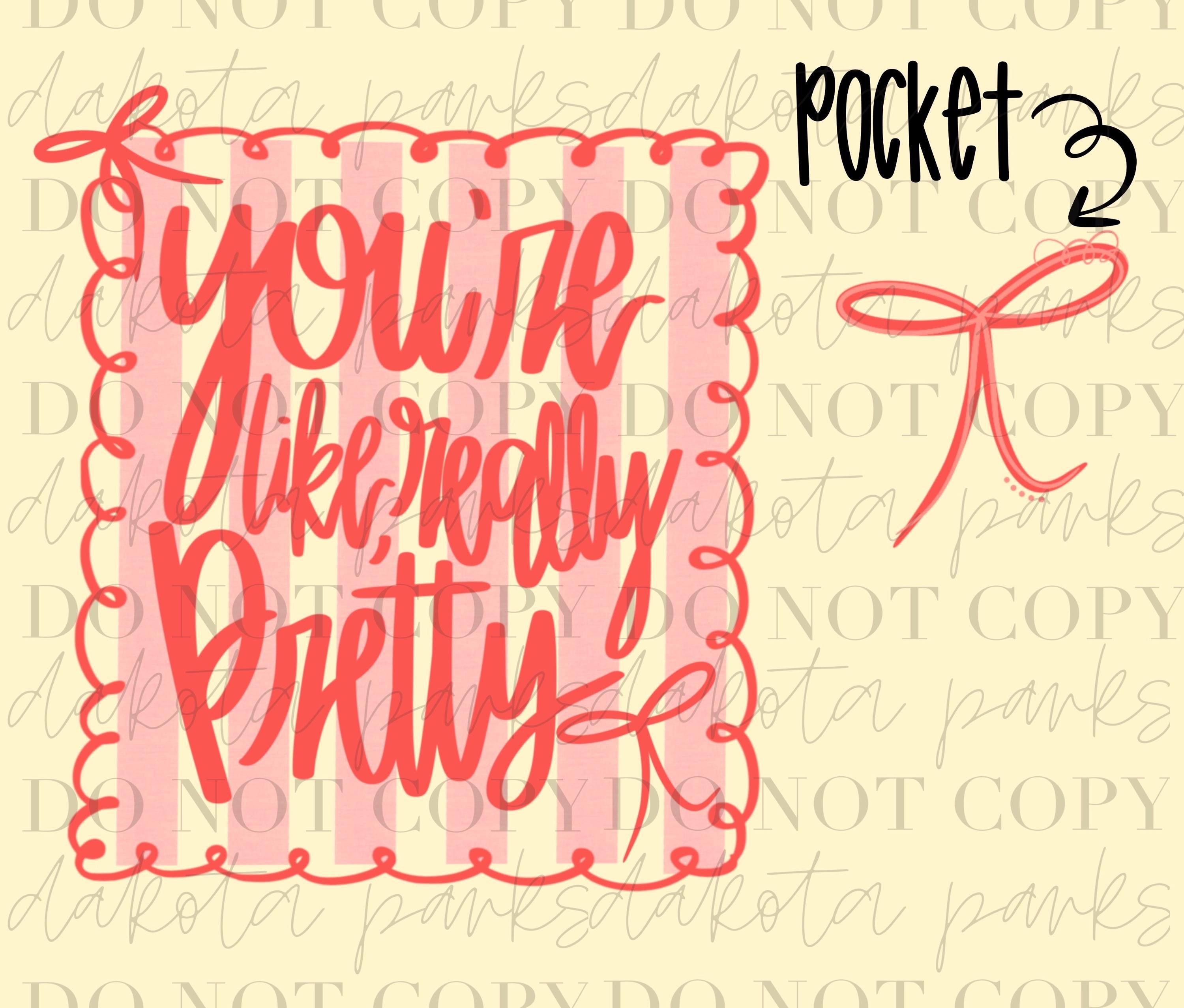 You’re Like, Really Pretty PNG, Pretty PNG, Coquette PNG, Preppy Png ...