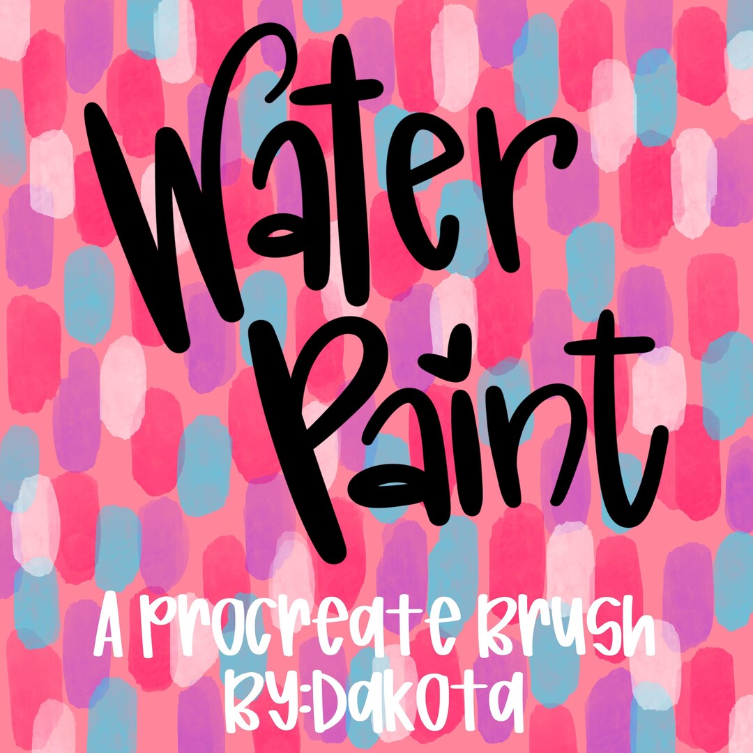 Procreate Brush, Procreate, Procreate Pen, Watercolor, Watercolor Brush ...