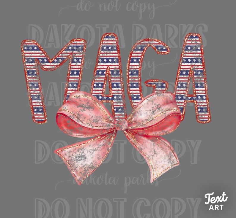 MAGA Coquette Png Bow Png Trendy Png Preppy Png Trump Png - Etsy