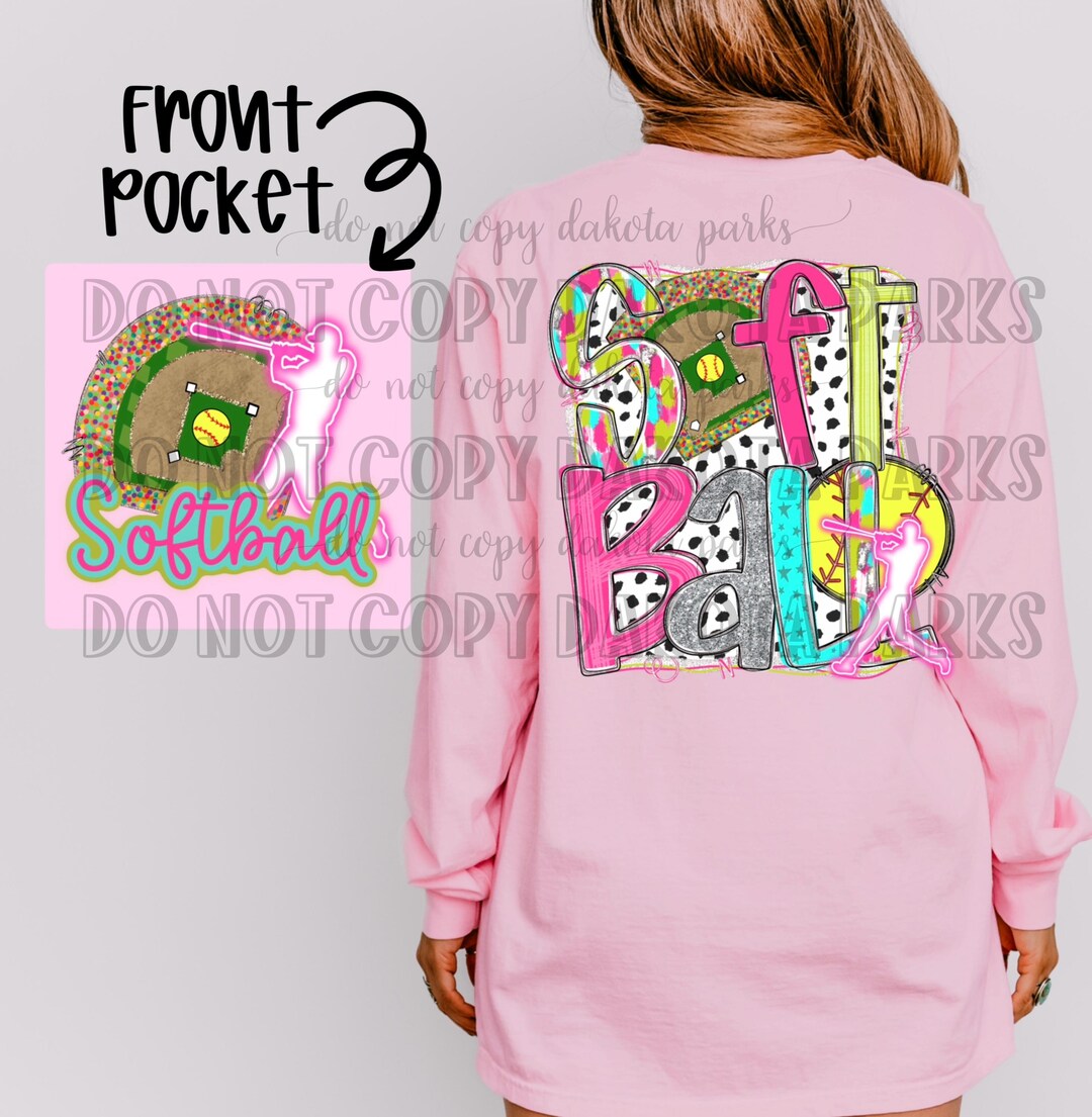 Softball Png, Preppy Png, Bball, Softball Season, Glitter PNG, DTF ...