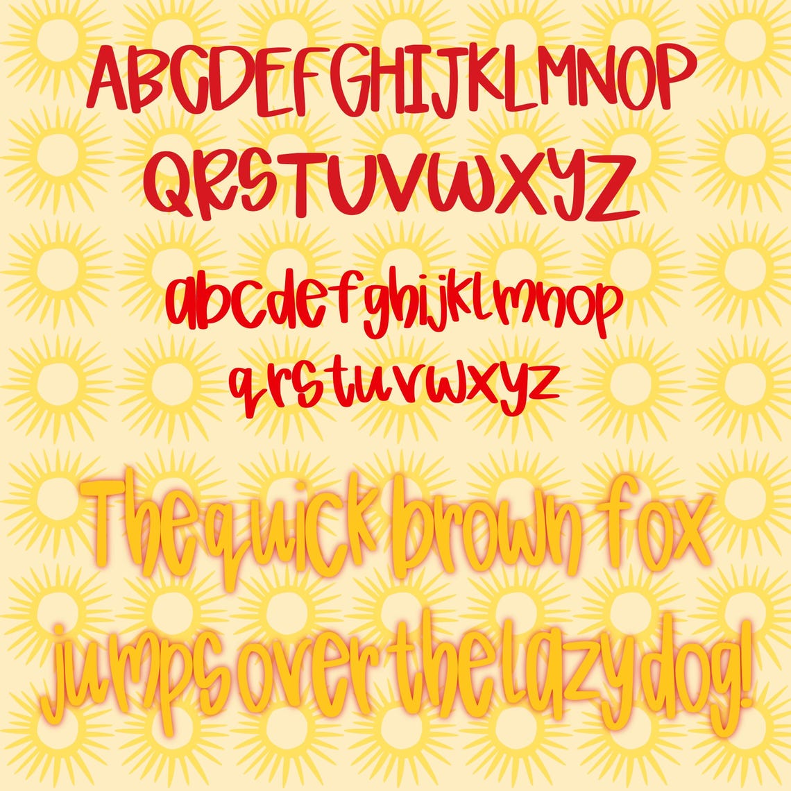 Sunshine Handwritten Font, Procreate Font, Handwriting Font, Curvy Font ...