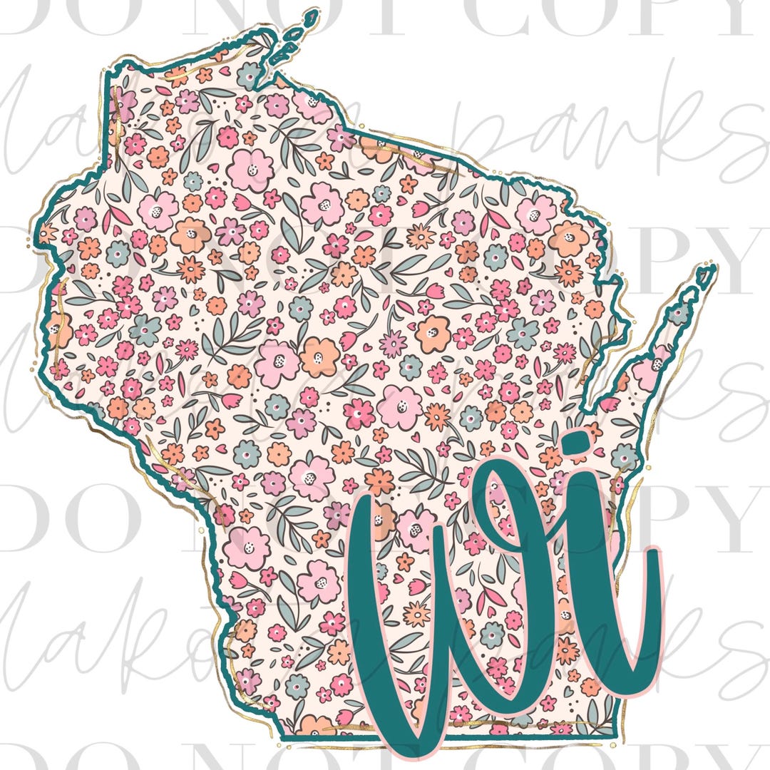 Wiscons PNG, WI Png, Coquette Png, State Png, Preppy Png, Boho Png ...