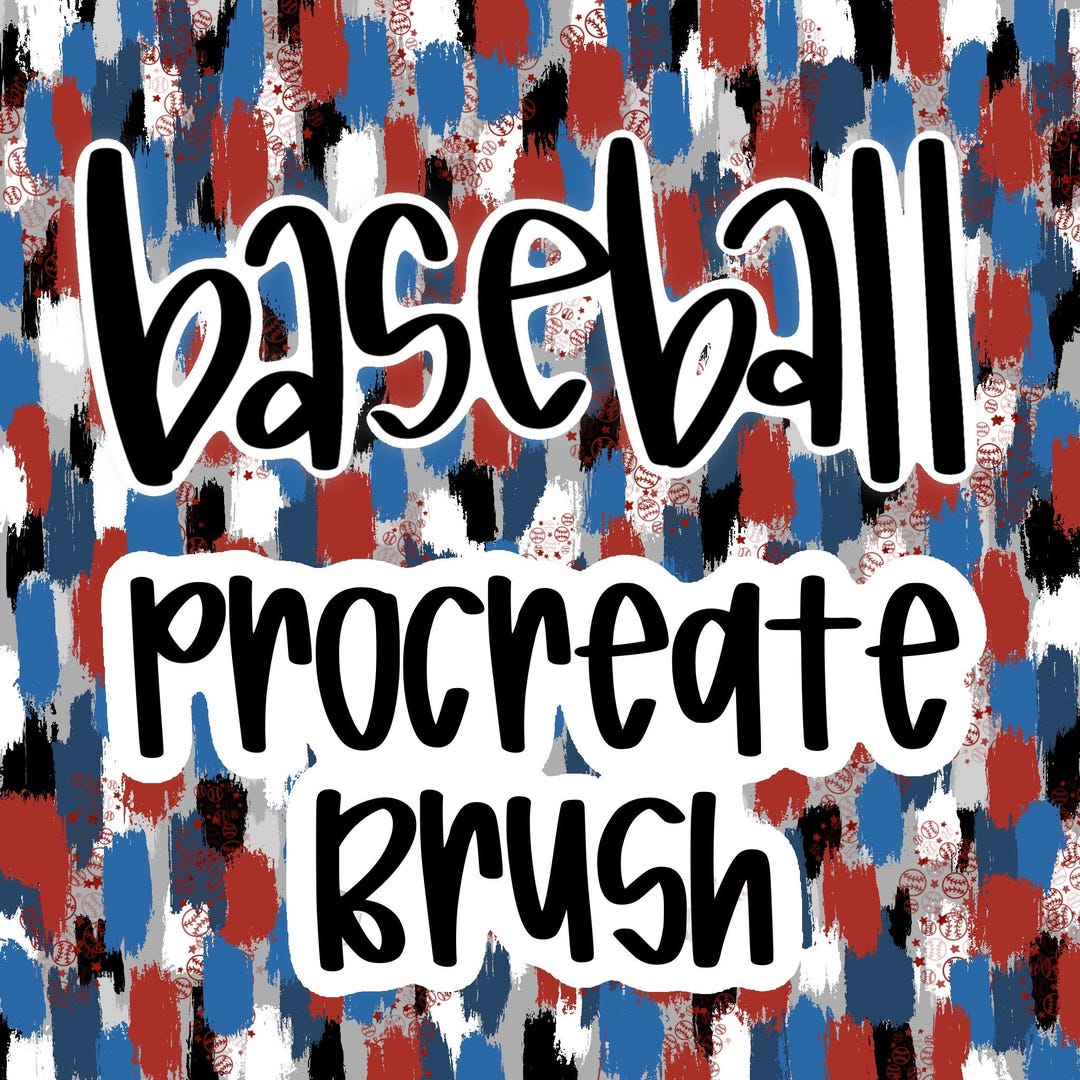 Baseball Procreate Brush, Baseball, Softball Brush, Procreate, Brush ...