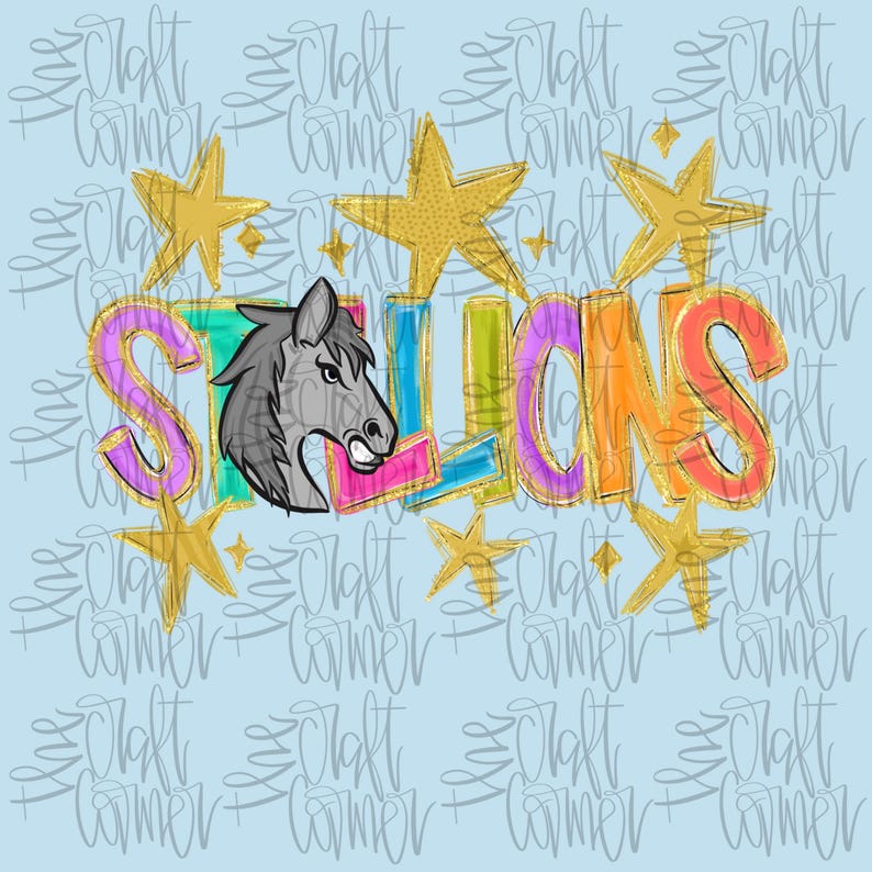 Stallions Mascot PNG, School Spirit PNG, Mascot PNG, Game Day Png ...