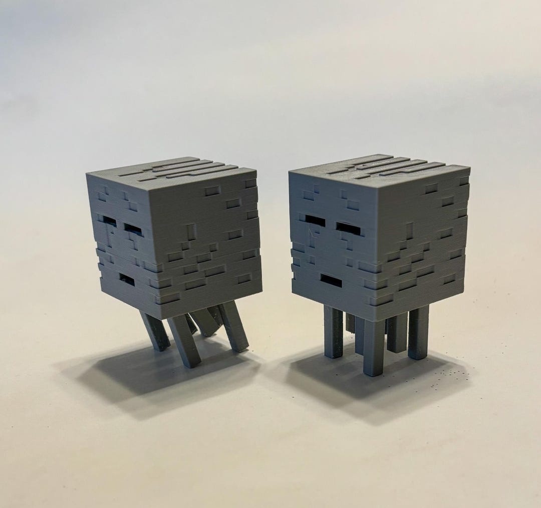 Minecraft Ghast Inspired Figure - Etsy