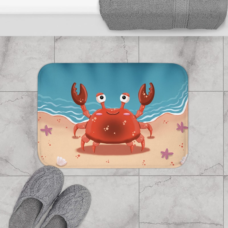 Crab Bath Mat - Etsy