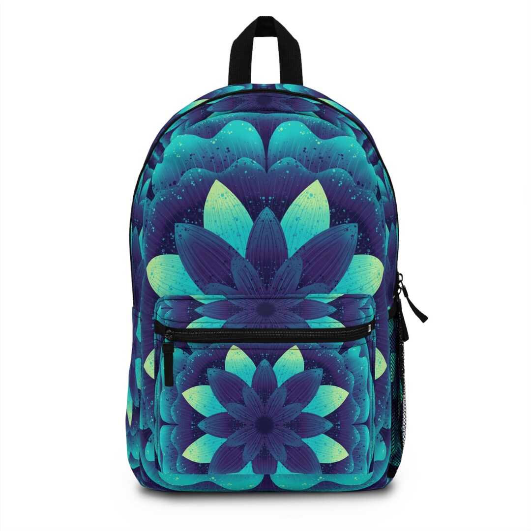 Backpack, Cosmic Glow Black Lights Effect, Space Theme Bag, Galaxy ...