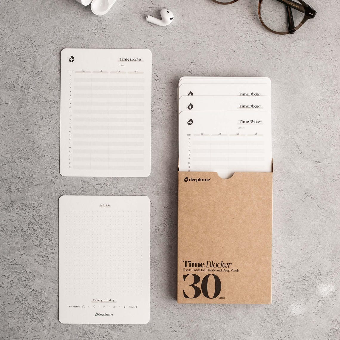 A6 Time Blocker Planner Cards | Daily To-do List Notepad - Etsy