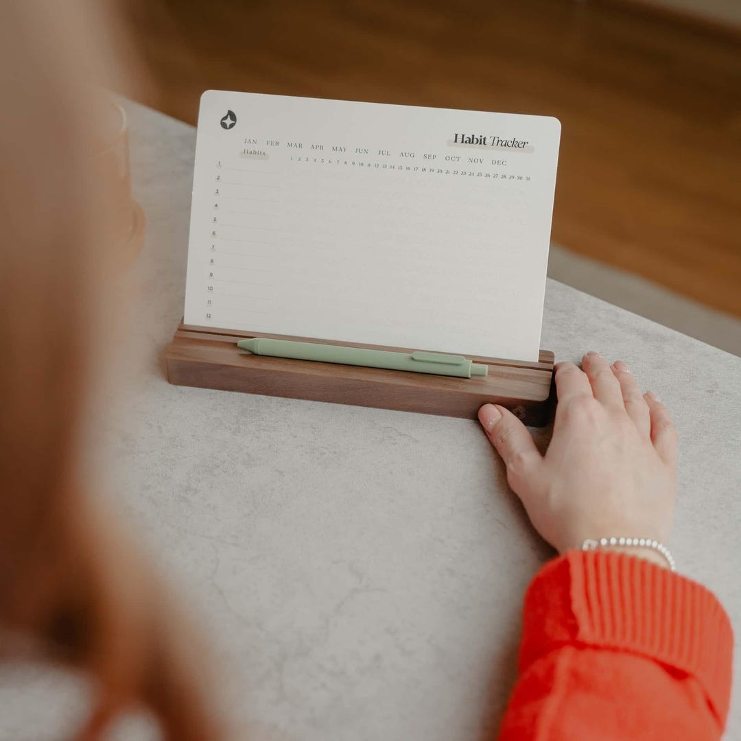 Daily Habit Tracker Cards | Habit Tracker 2025 | Habit Chart | Desk ...