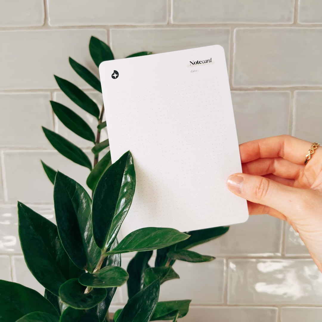 Dot Grid Cards | Memo Cards | Bullet Journal Style (bujo) Note Cards ...