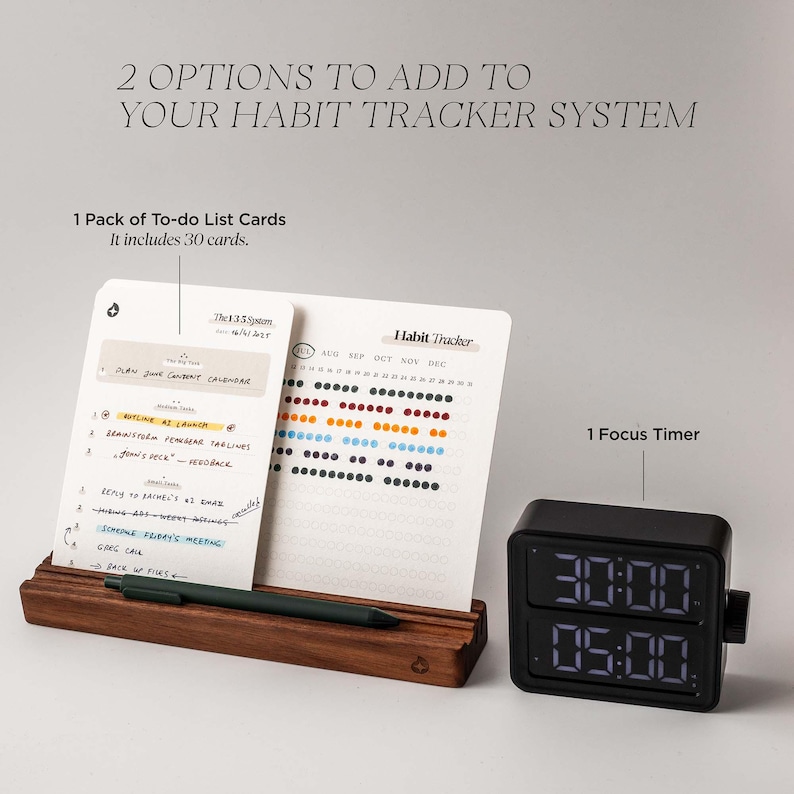 Habit Tracker Cards | Daily & Monthly Habit Tracking Calendar With ...