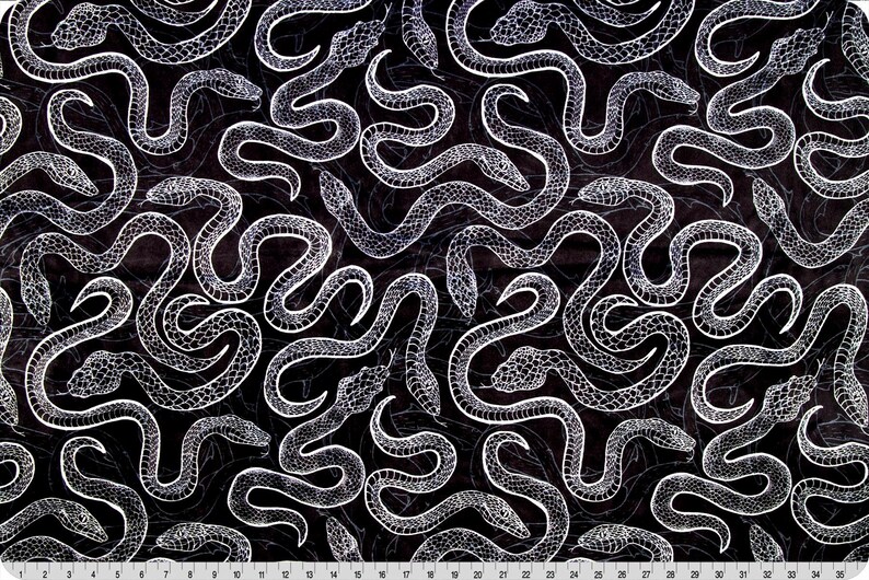 Slithery Snake Digital Cuddle Black - Etsy
