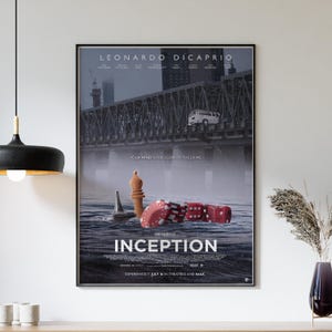Inception Poster - Inception Print - Movie Print - Etsy