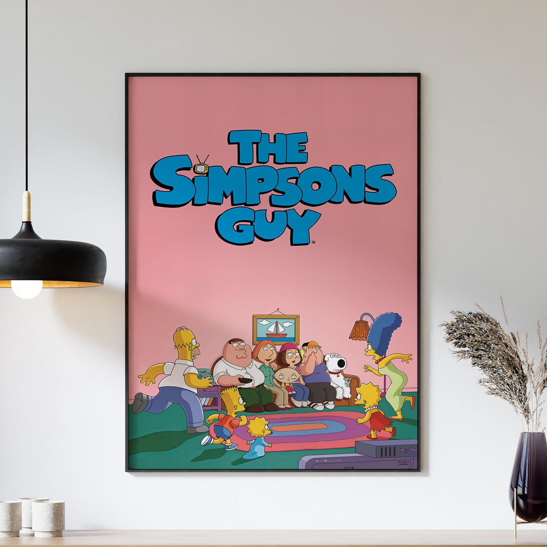 Simpsons Poster Simpsons Print - Etsy