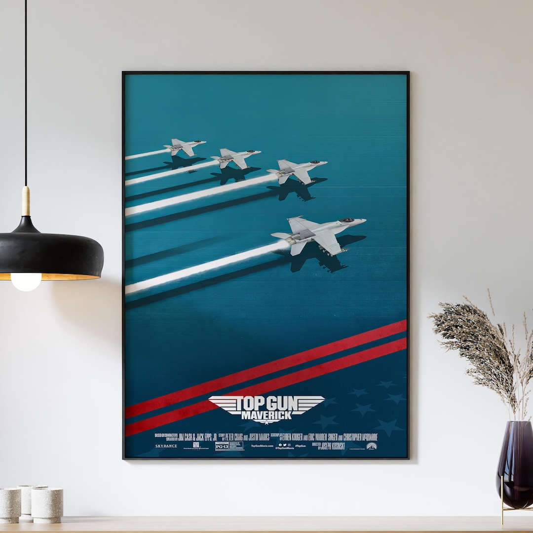 Top Gun Poster Top Gun: Maverick Movie Print - Etsy